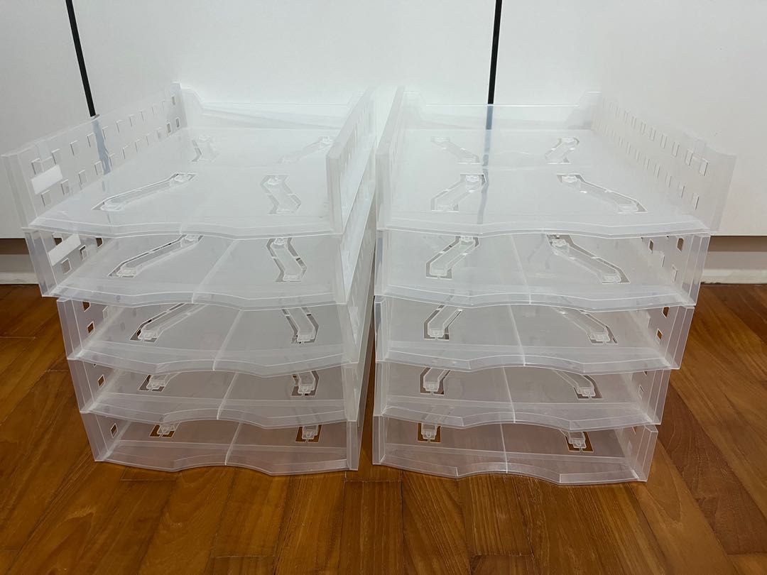Transparent Paper Trays, Furniture & Home Living, Home Improvement ...