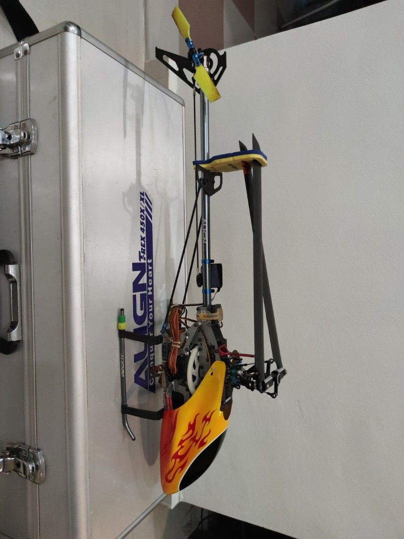 Trex 450 Helicopter + box, Hobbies & Toys, Toys & Games on Carousell