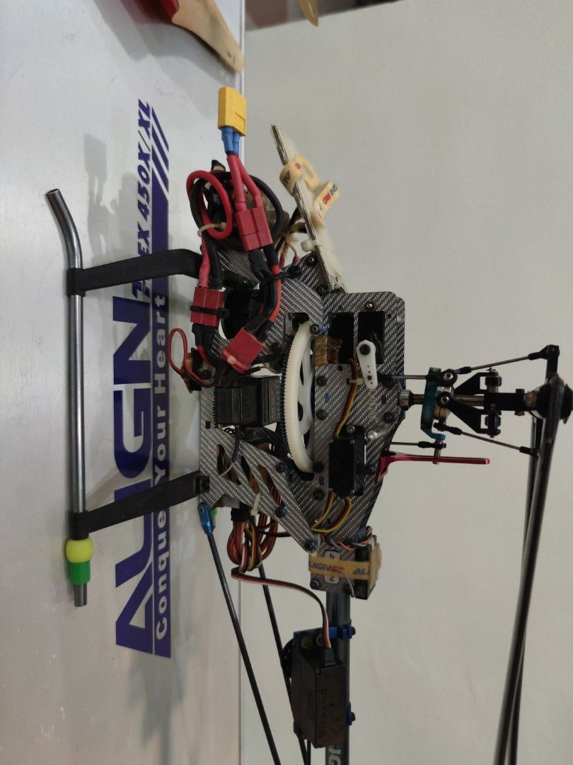 Trex 450 Helicopter + box, Hobbies & Toys, Toys & Games on Carousell