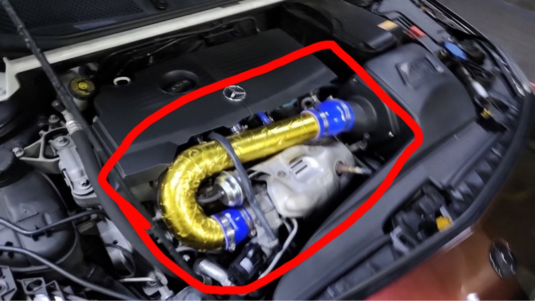 Turbo Air Intake Piping Mercedes A, B, CLA, GLA Classes, Car ...