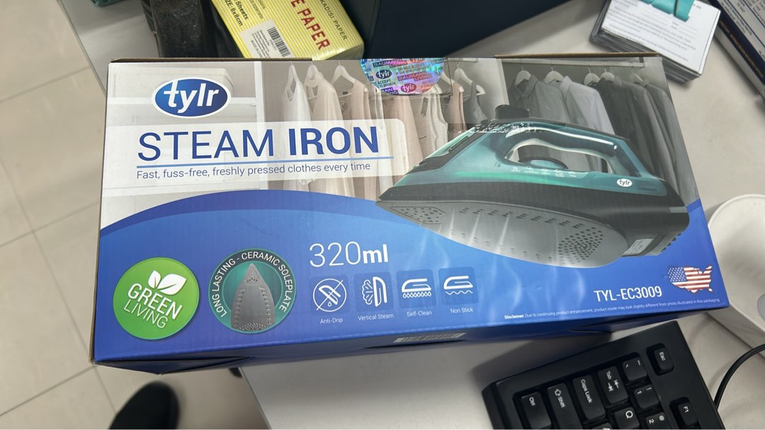 Tylr Steam Iron, TV & Home Appliances, Irons & Steamers on Carousell