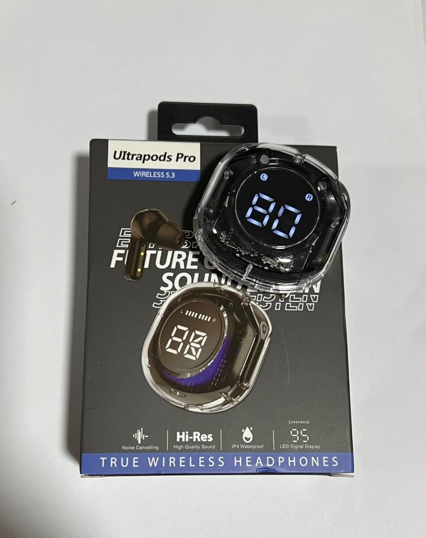 UItrapods Pro Crystal Color True Wireless Bluetooth 5.3 Earbuds, Audio ...