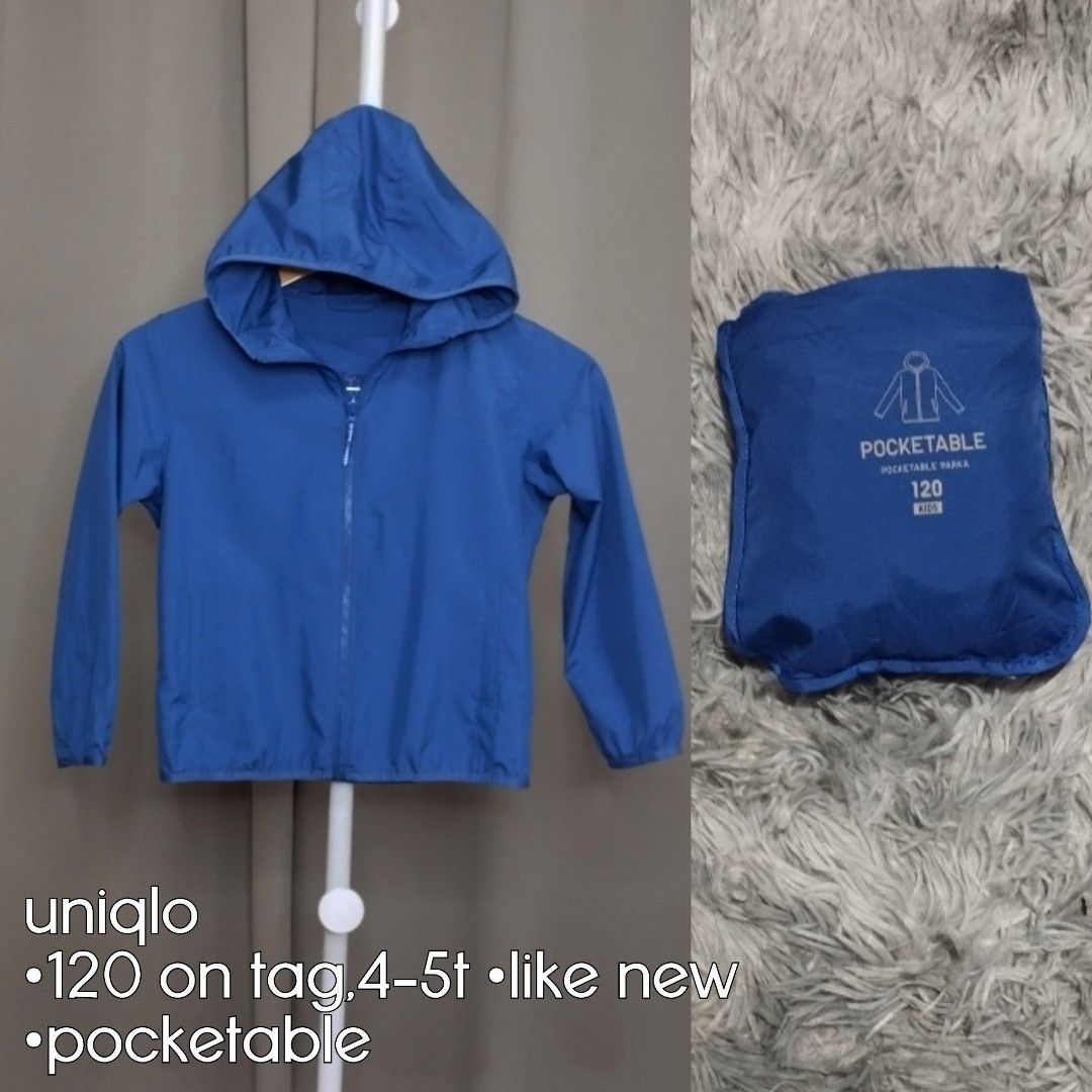 Uniqlo Kids Windbreaker Pocketable Jacket, Babies & Kids, Babies & Kids ...