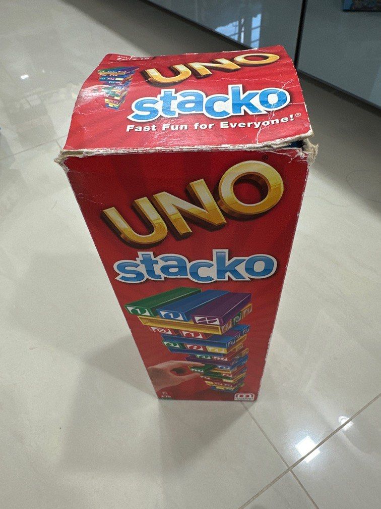 UNO Stacko, Hobbies & Toys, Toys & Games on Carousell
