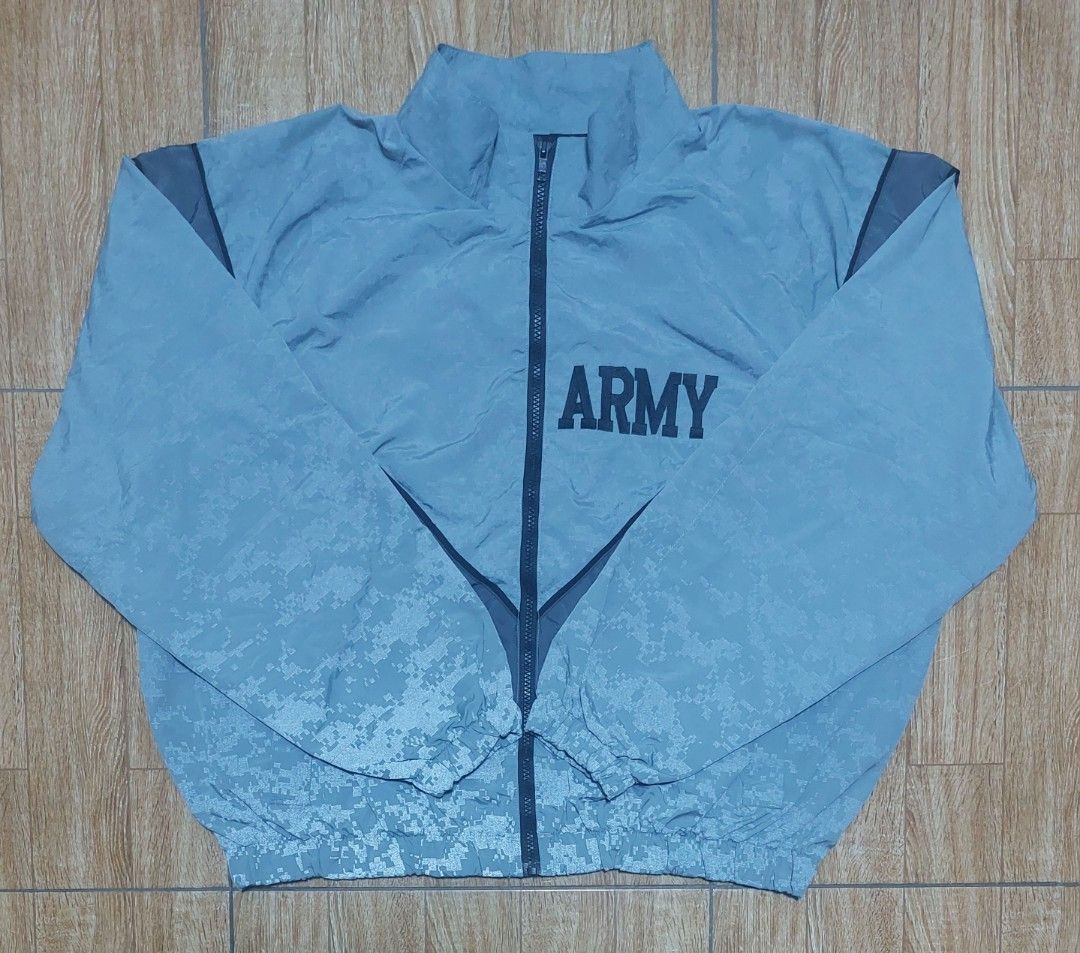 US Army PT Reflective Digital Jacket, Men's Fashion, Activewear on ...