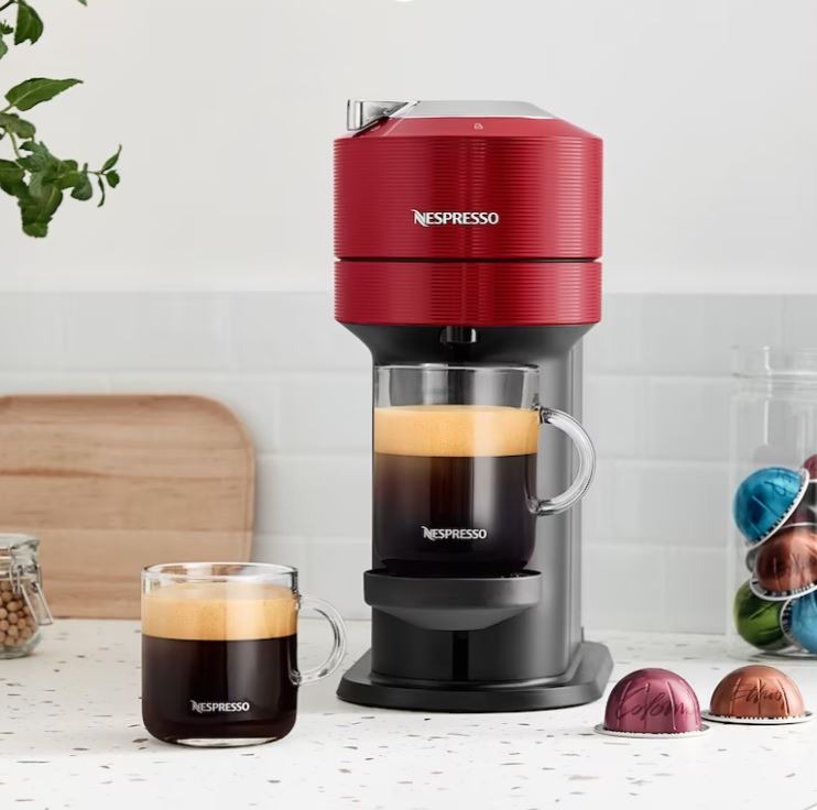 VERTUO NEXT NESPRESSO MACHINE - Cherry Red, TV & Home Appliances ...