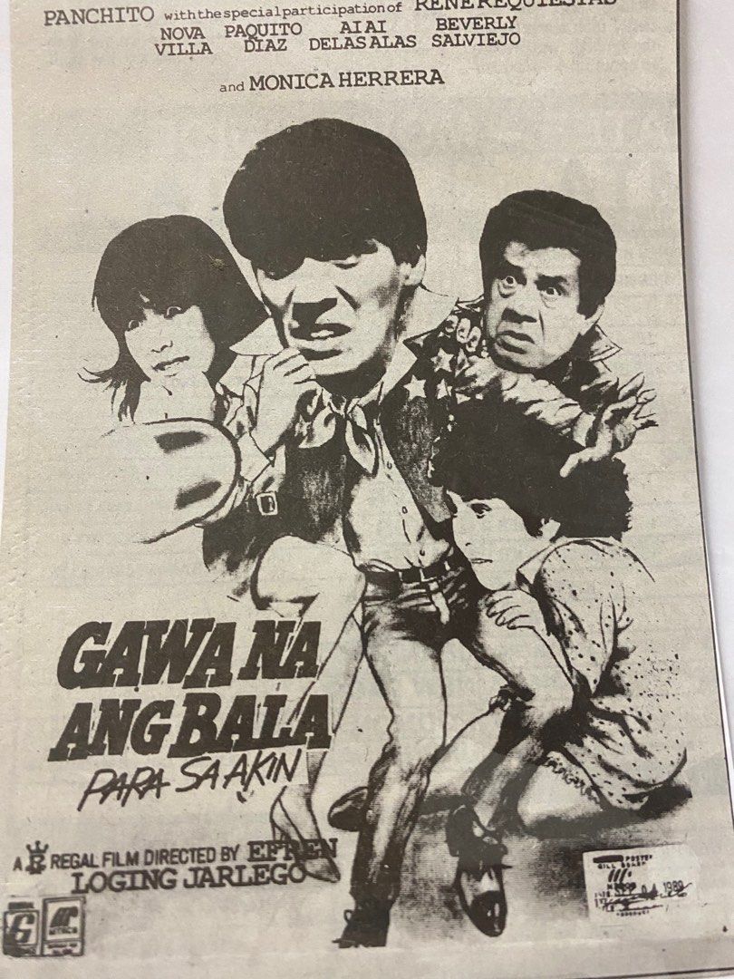 Vic Sotto Rene Requiestas Panchito Monica Herrera in GAWA NA ANG BALA ...