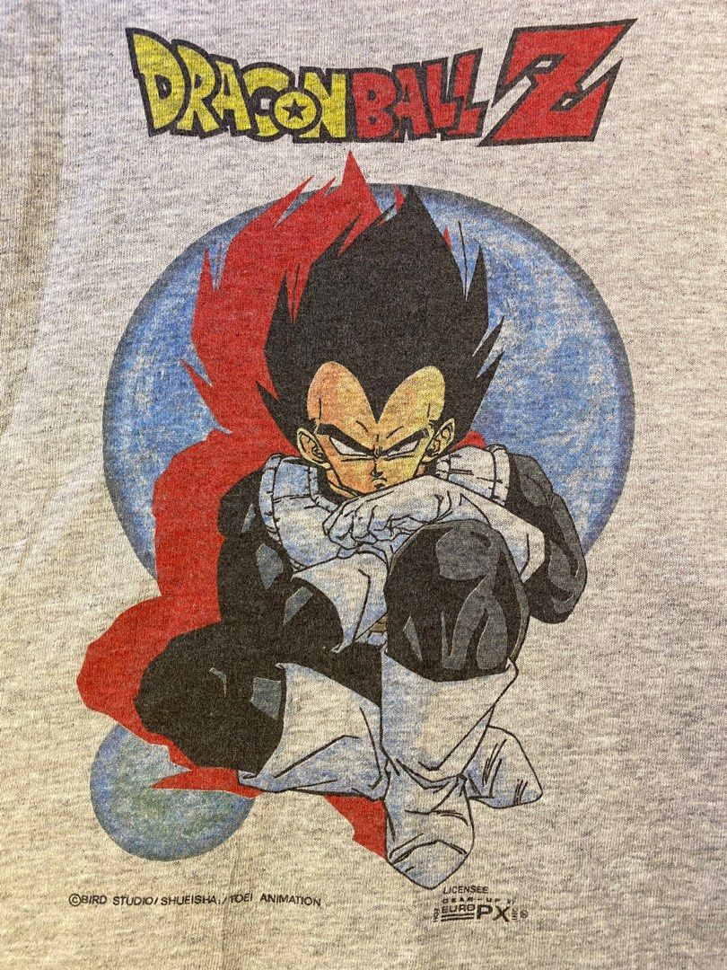 Vintage 90s Dragonball Z Vegeta Anime, Men's Fashion, Tops & Sets ...