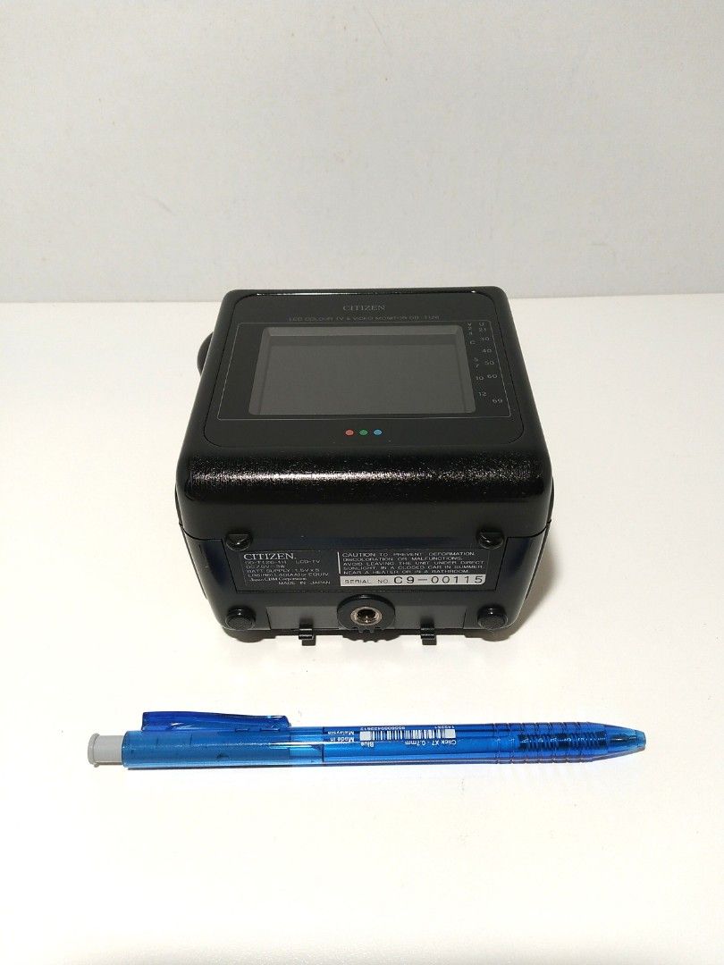 Vintage Collectible Citizen LCD TV & Video Monitor ( Portable TV ...