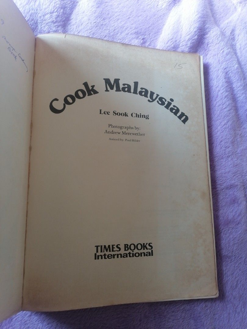 Vintage cookbook cook malaysian lee sook ching, Hobbies & Toys, Books ...