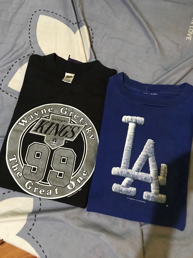 VINTAGE LA KINGS x LA DODGERS, Men's Fashion, Tops & Sets, Tshirts ...