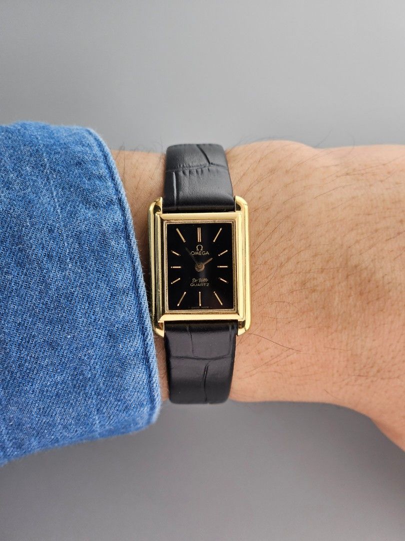 Vintage Omega De Ville Tank Cal. 1350 Quartz Watch, Women's Fashion ...