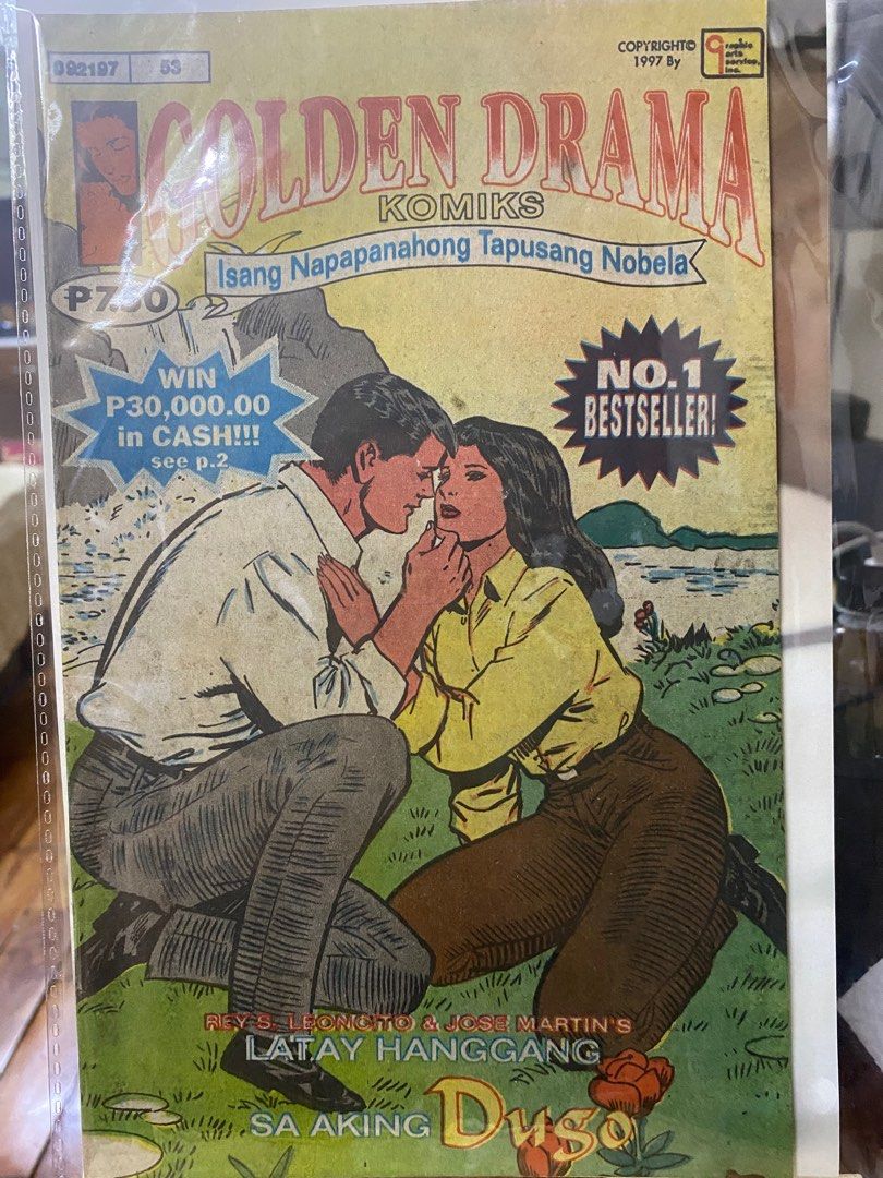 Vintage Tagalog Komiks - GOLDEN DRAMA komiks ISANG NAPAPANAHONG magasin Romance Drama Horror ...
