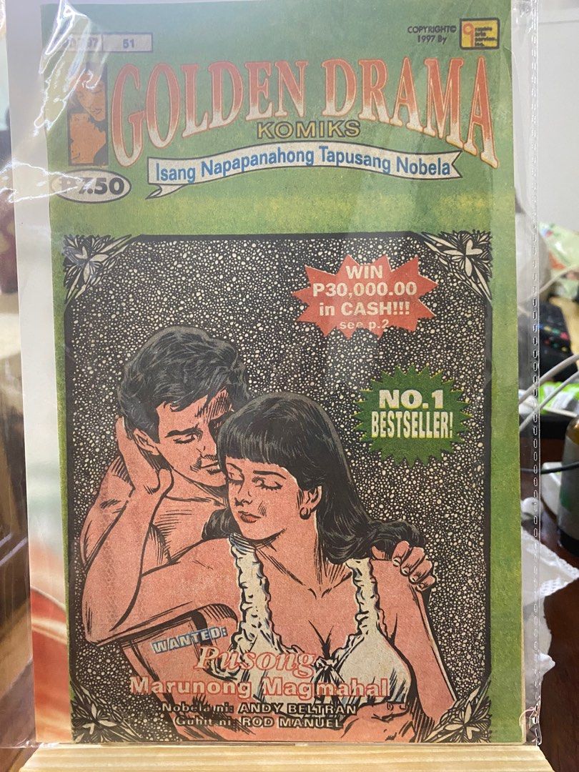 Vintage Tagalog Komiks - GOLDEN DRAMA komiks ISANG NAPAPANAHONG magasin Romance Drama Horror ...