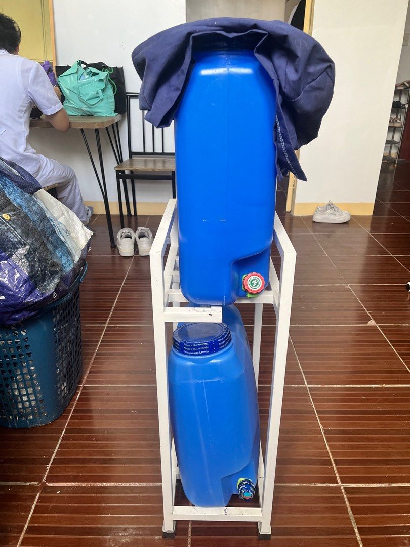 WATER STAND AND WATER GALLONS SET, Furniture & Home Living, Furniture ...