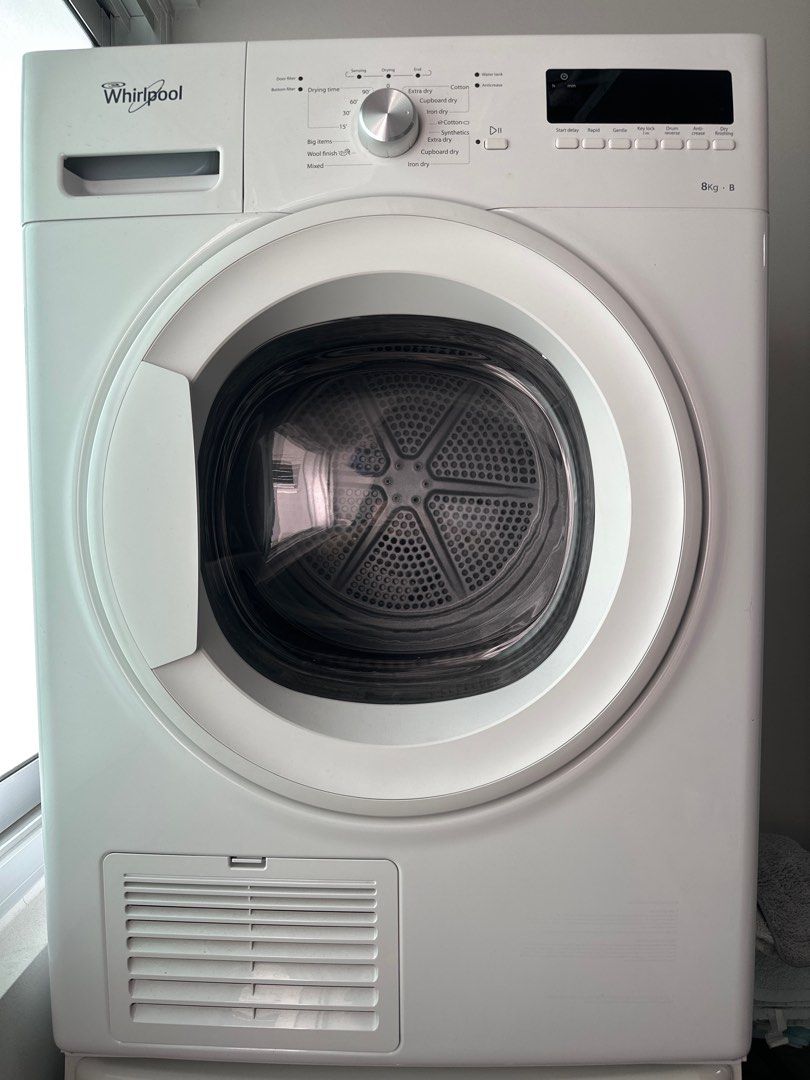 Whirlpool Condenser Tumble Dryer DDLX80114, TV & Home Appliances ...