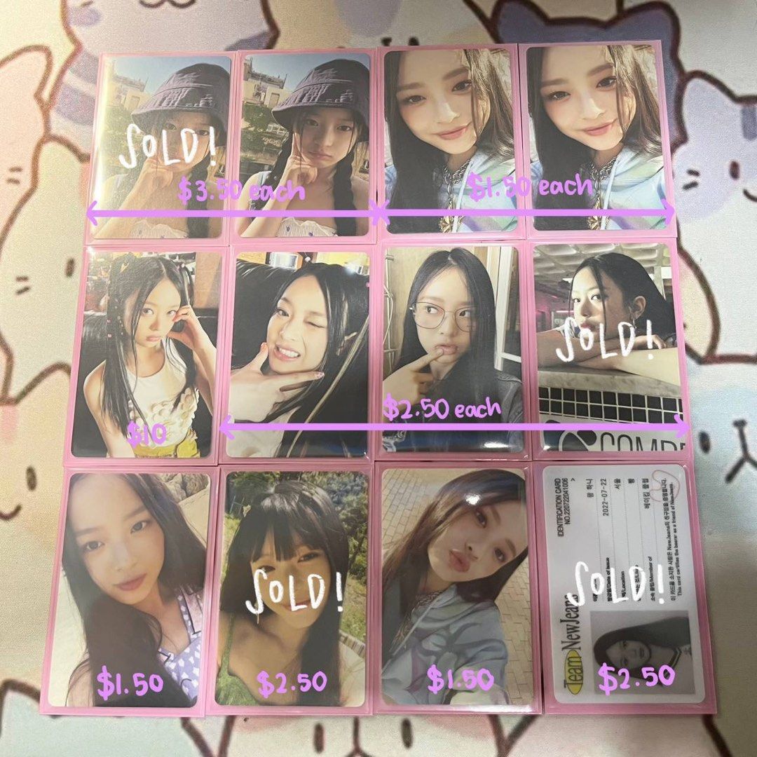 [WTS] newjeans nwjns hanni minji debut attention bluebook bag wv weverse album omg ditto msg ver ...