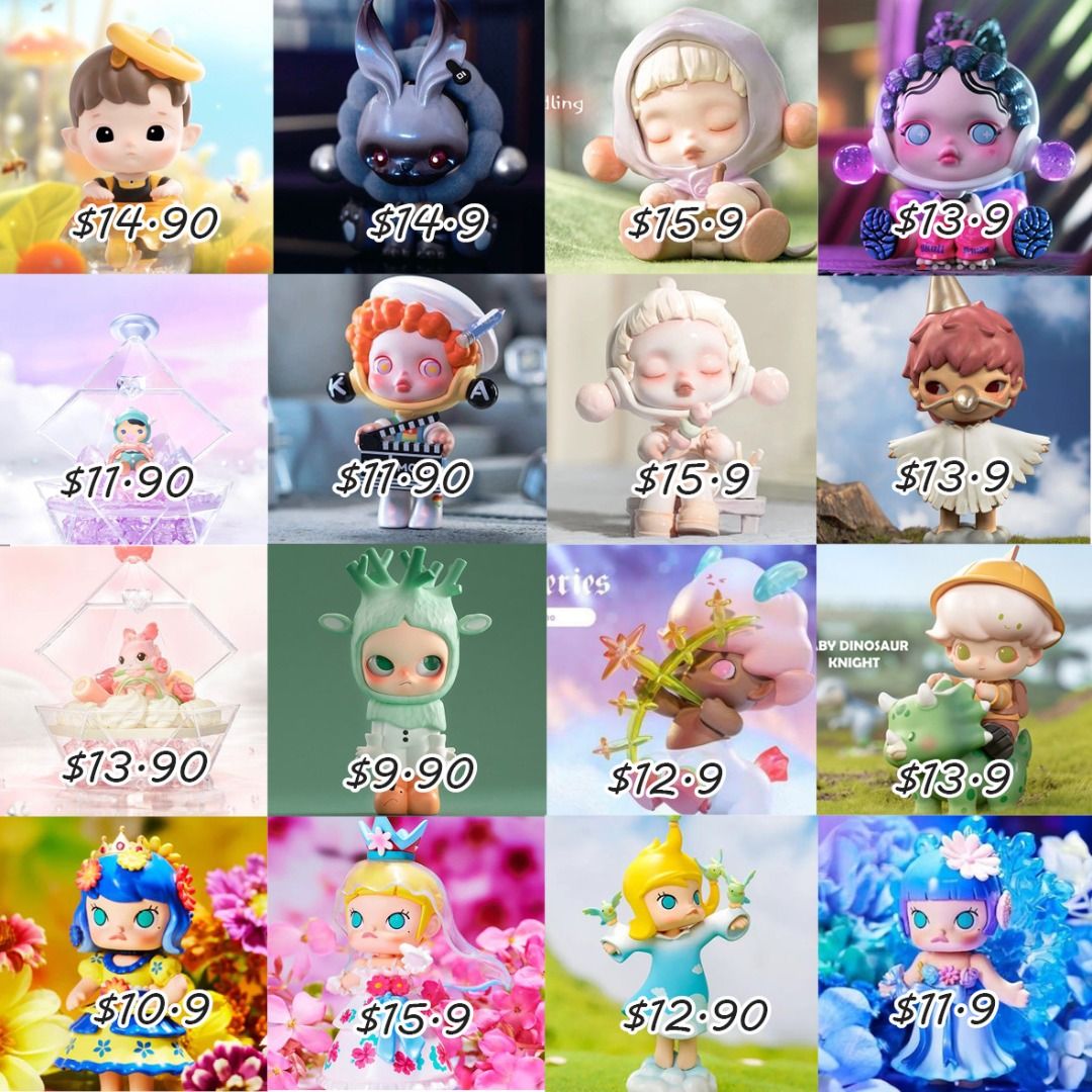 WTS SKullpanda Bloody Rose Scene Snow dimoo hirono crybaby molly pucky ...