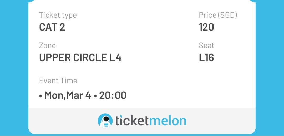 WTT Wave To Earth Cat 2 ticket, Tickets & Vouchers, Event Tickets on ...