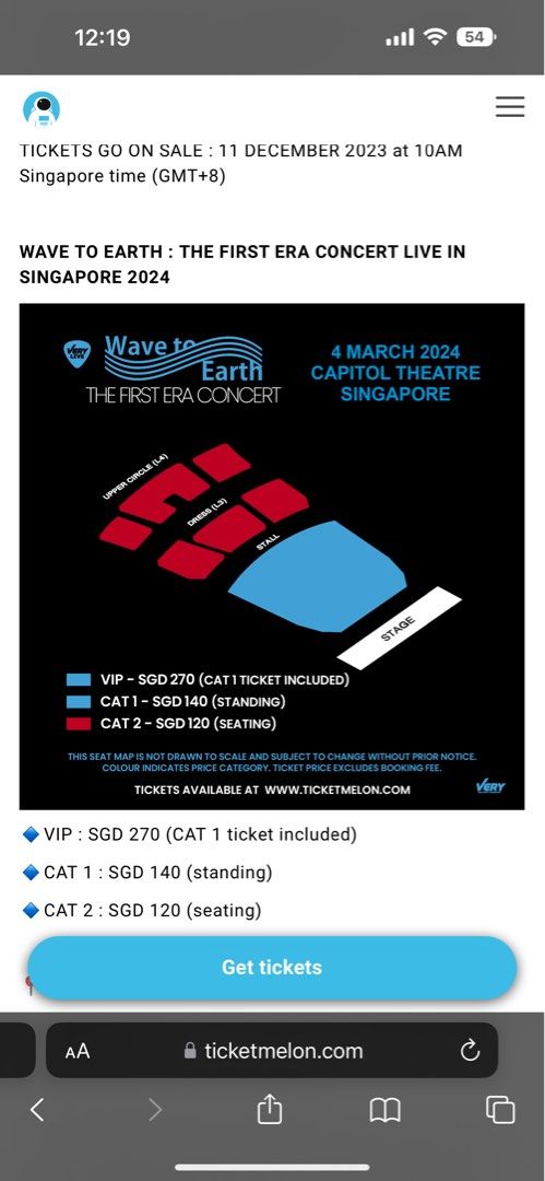 WTT wave to earth WTE TICKETS, Tickets & Vouchers, Event Tickets on ...