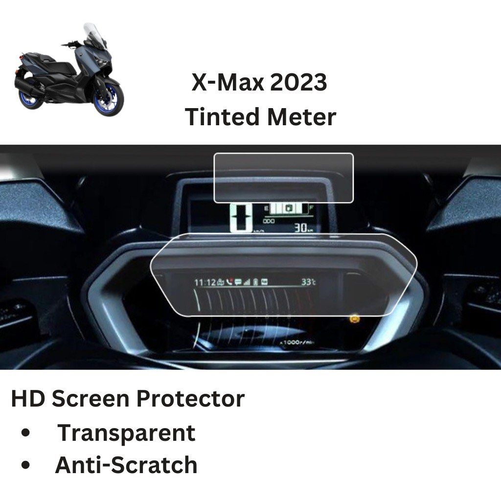 Xmax 2023 Tinted Meter screen protector Xmax V2, Motorcycles ...