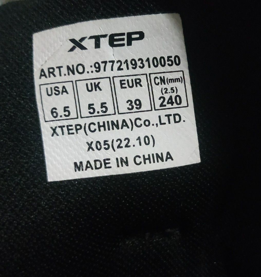 Xtep Board Shoe, Men's Fashion, Footwear, Sneakers on Carousell
