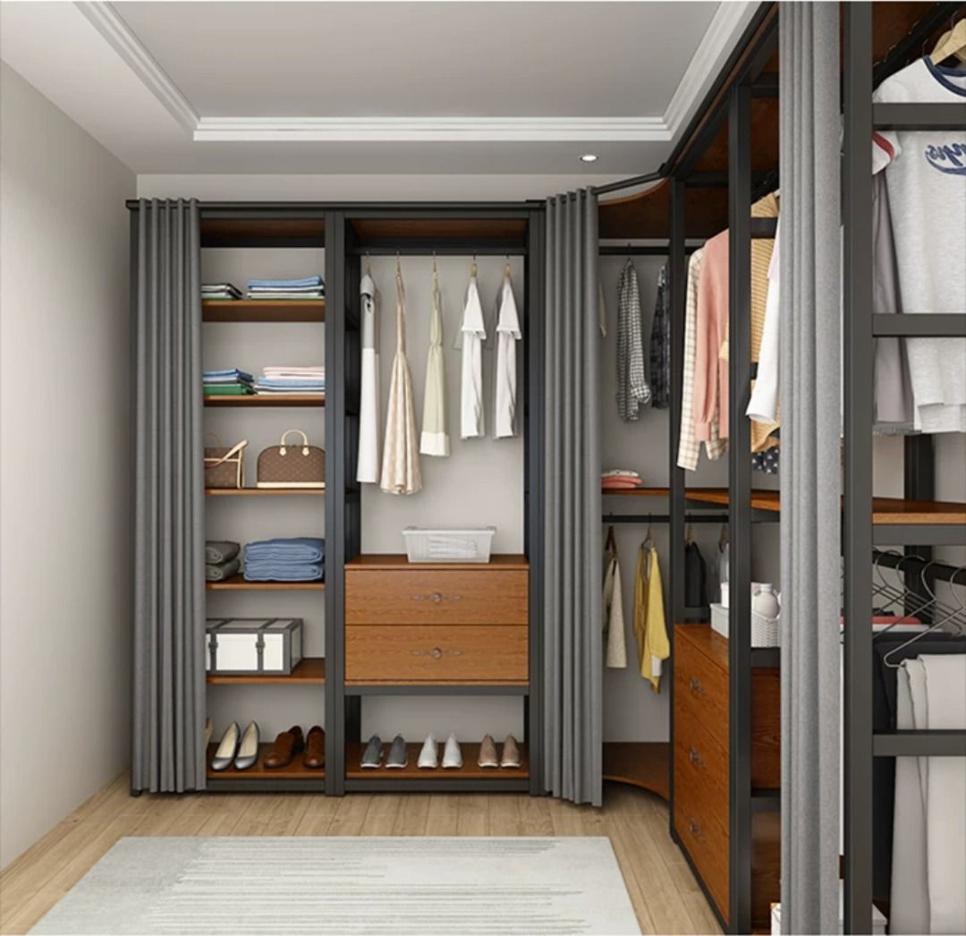 Your Dream Closet: Walk-In Wardrobe Storage Rack, Furniture & Home ...