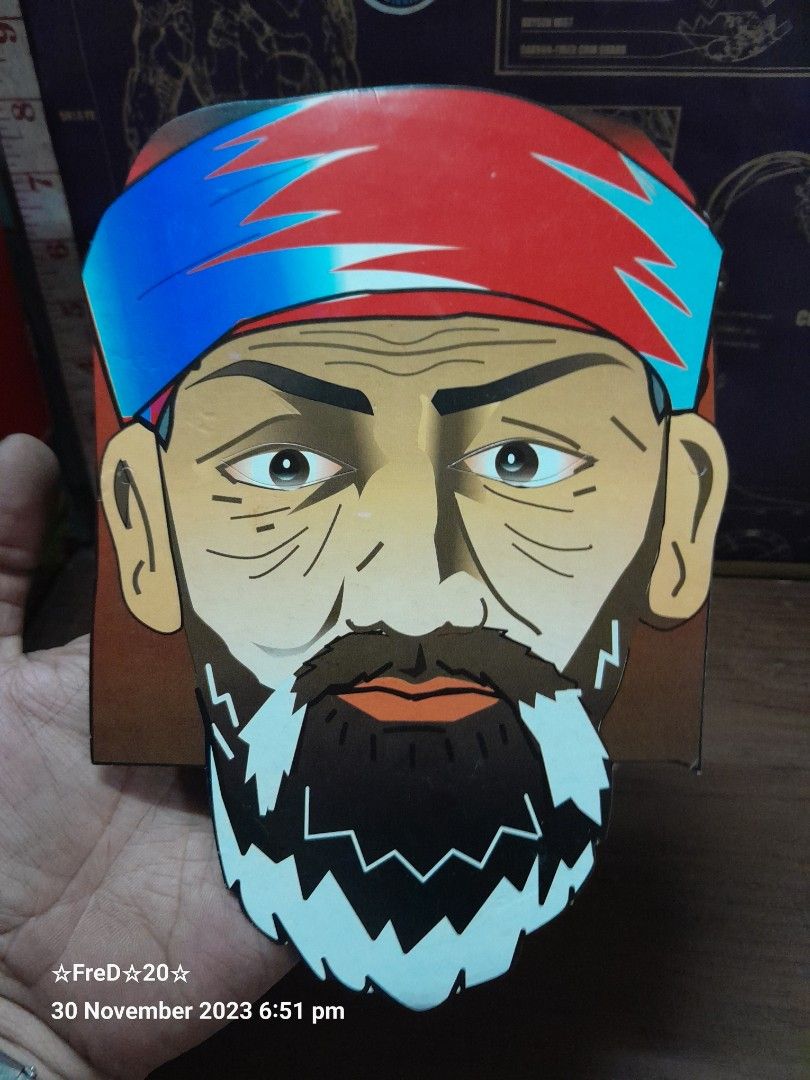 1990s Osama Bin Laden Local Paper Mask Set (5pcs), Hobbies & Toys ...