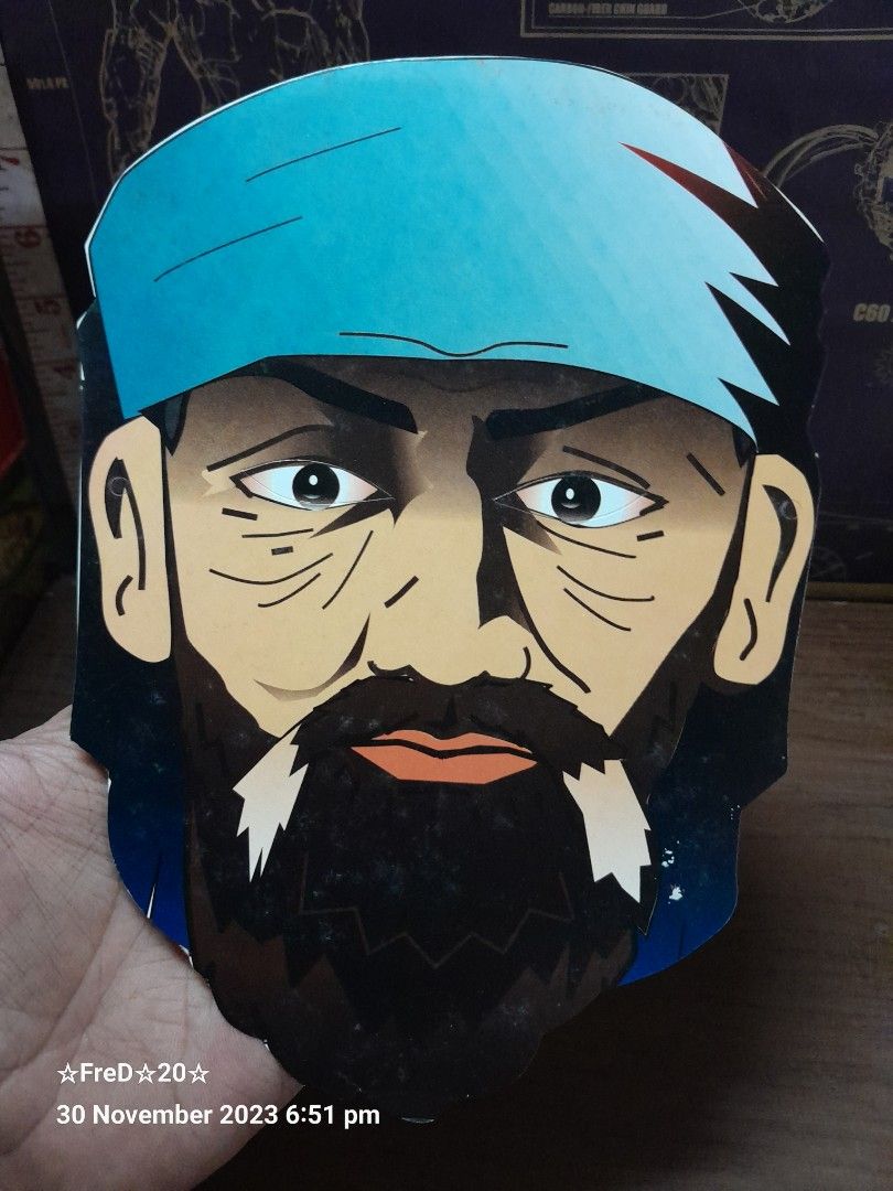 1990s Osama Bin Laden Local Paper Mask Set (5pcs), Hobbies & Toys ...