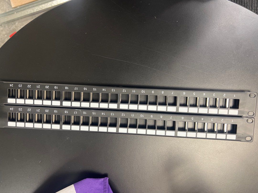 24 port rack mount cat6 patch panel,, Computers & Tech, Parts ...