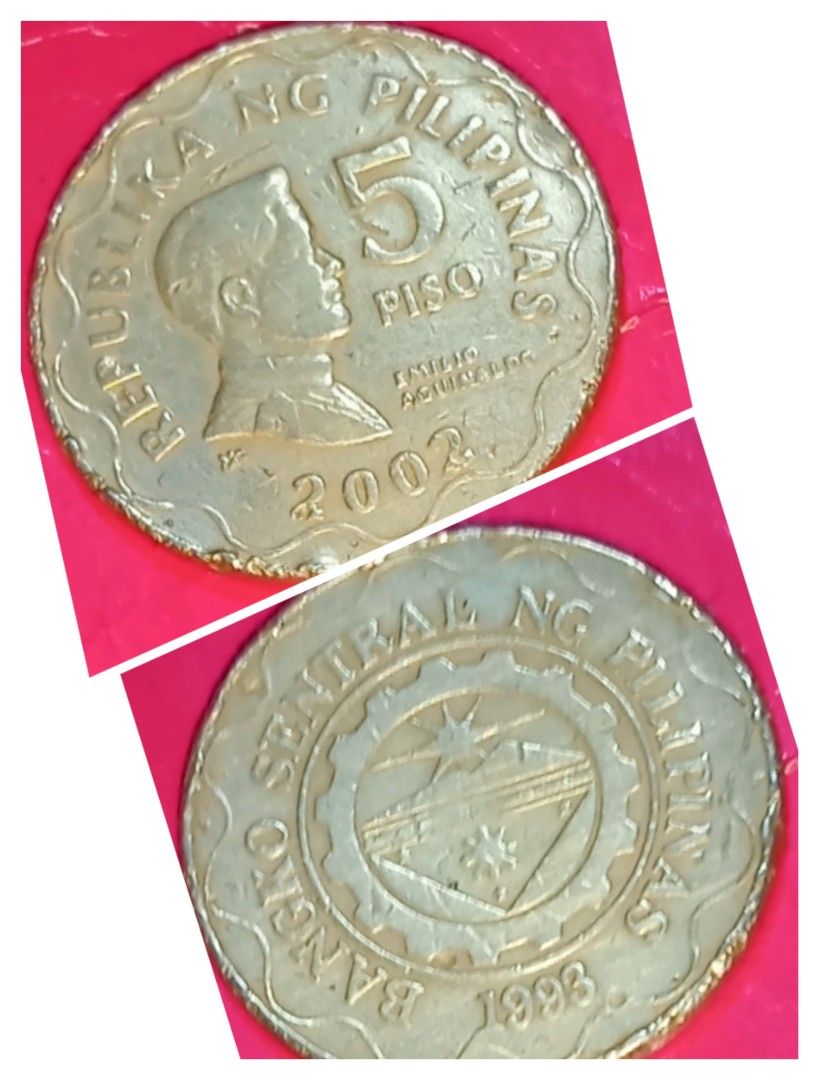 5piso BSP error coins, Hobbies & Toys, Memorabilia & Collectibles ...