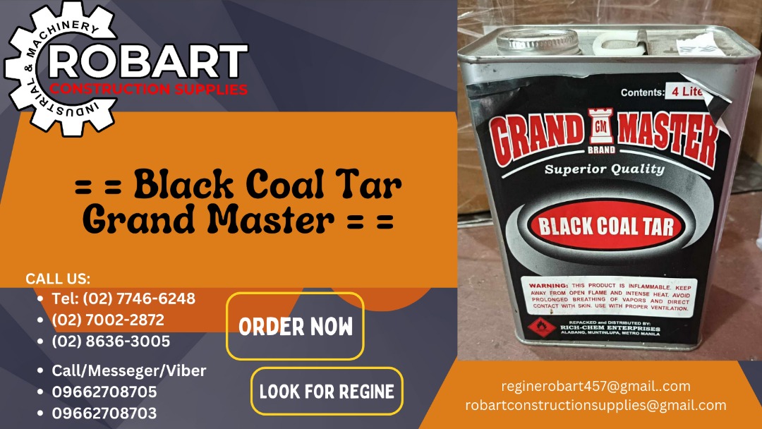 Black Coal Tar Grand Master = =, Commercial & Industrial, Construction ...