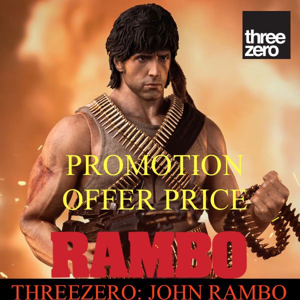 ( BRAND NEW 全新 ) THREEZERO -1/6 FIRST BLOOD -JOHN RAMBO ( RETAIL ...