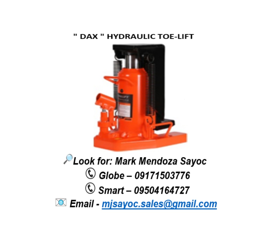 " DAX " HYDRAULIC TOE-LIFT, Commercial & Industrial, Construction Tools ...