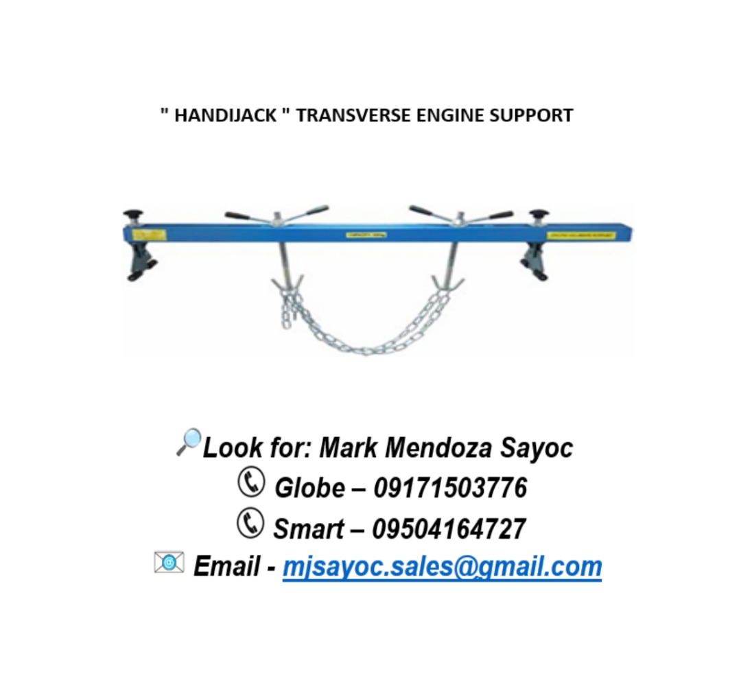 " HANDIJACK " TRANSVERSE ENGINE SUPPORT, Commercial & Industrial ...