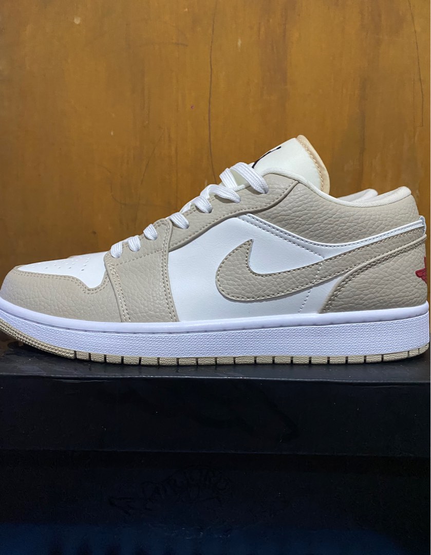 Air Jordan 1 Low SE Sail Rattan, Men's Fashion, Footwear, Sneakers on ...