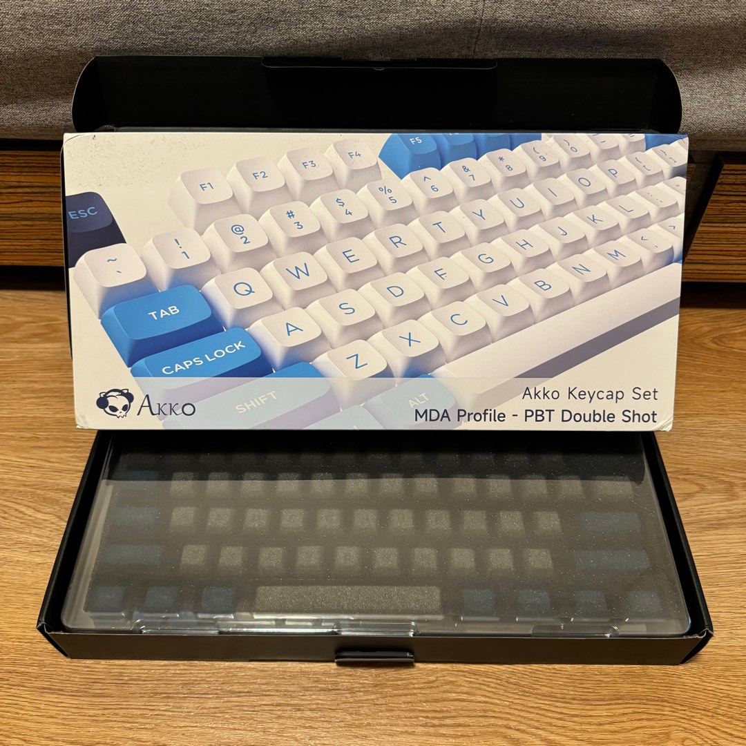 Akko MDA Profile Keycap Set - UNC Blue, 電腦＆科技, 電腦周邊及配件, 電腦鍵盤及相關產品 ...