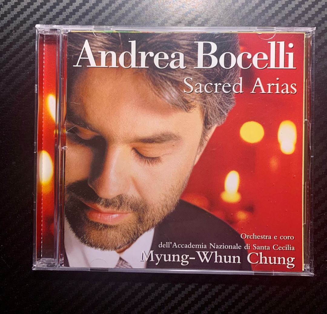 Andrea Bocelli - Sacred Arias (CD, EU, 1999) DCG31, Hobbies & Toys ...