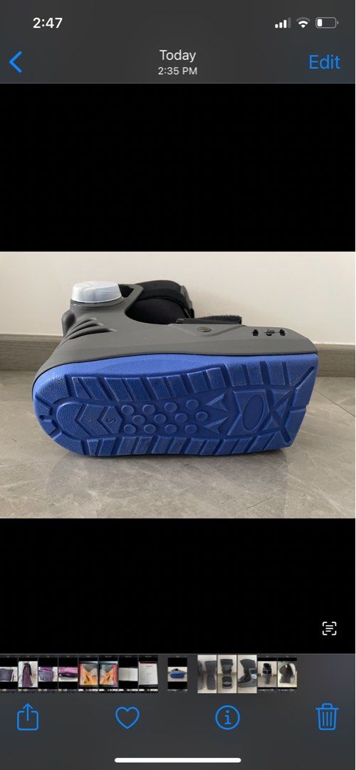 Apollo Orthopaedic Walker Boot, Health & Nutrition, Assistive ...
