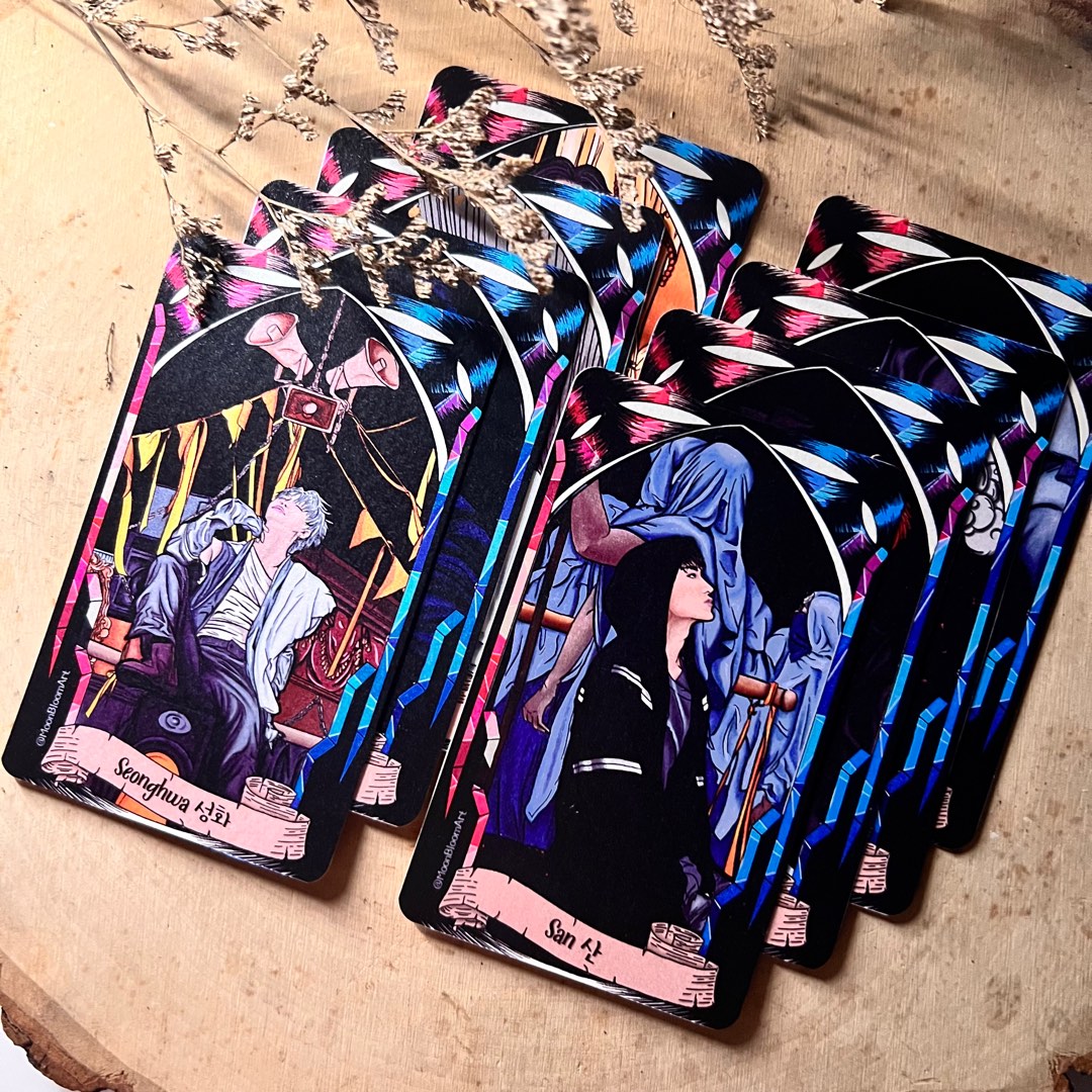 ATEEZ #HalaziaSeries Tarot Deck (Members Only), Hobbies & Toys ...