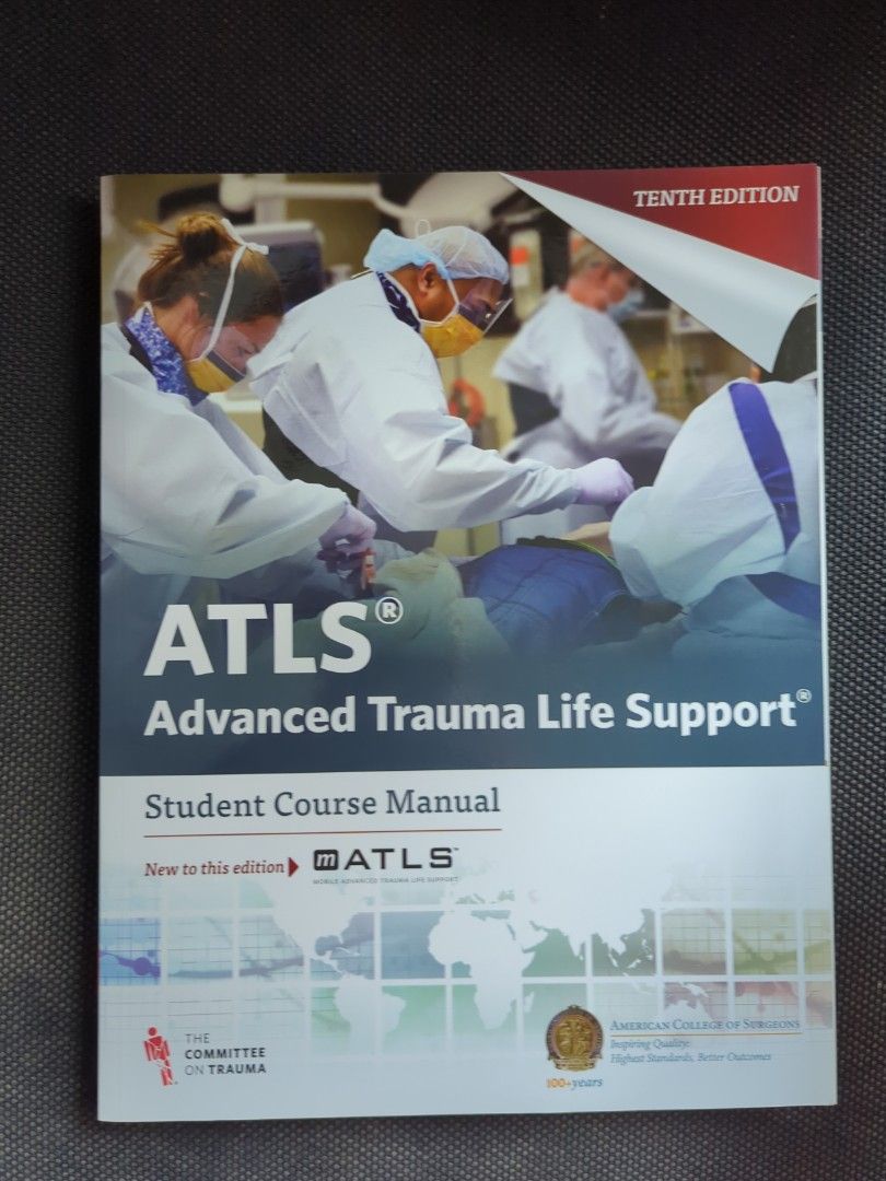 ATLS textbook 10 edition, Hobbies & Toys, Books & Magazines, Textbooks ...