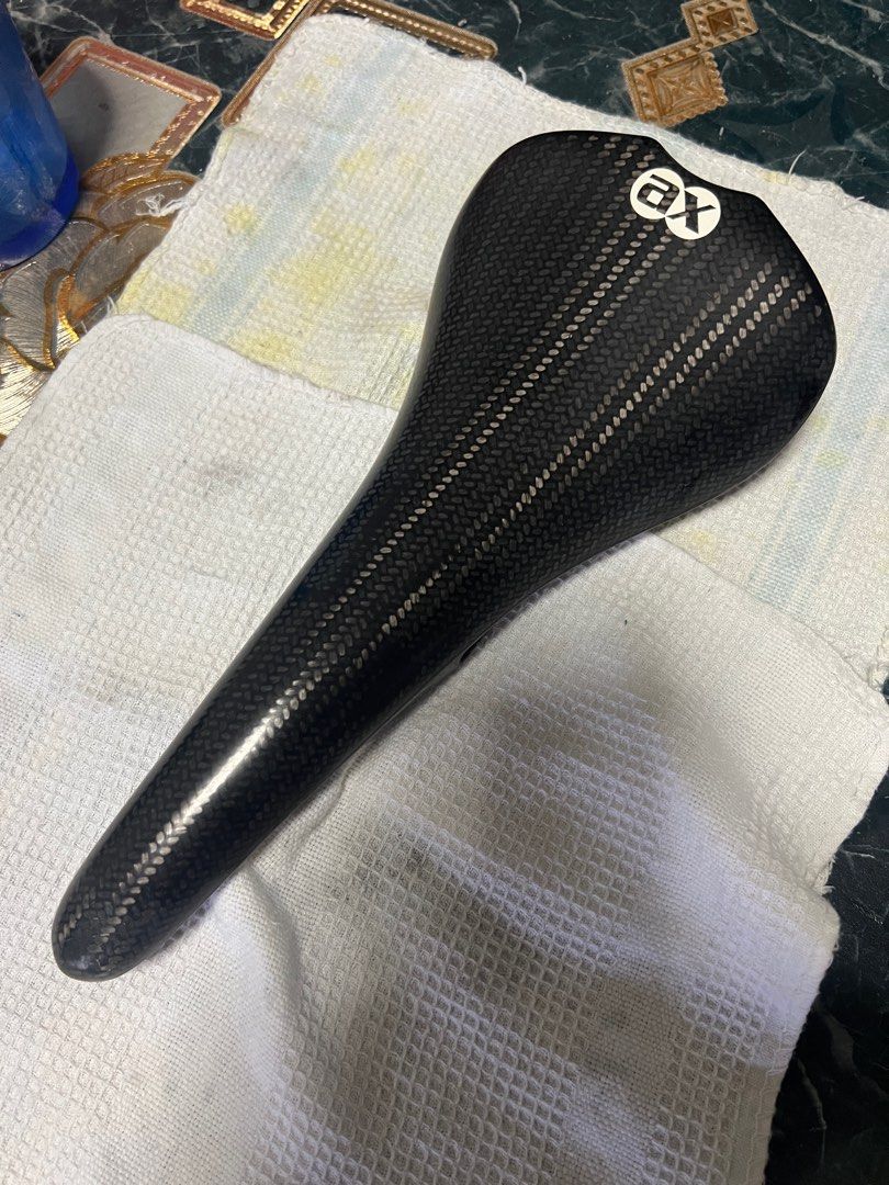 AX Lightness full carbon saddle, Sports Equipment, Bicycles & Parts ...