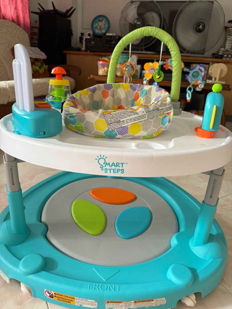 Smart Steps Bounce N Dance 4-in-1 Activity Center Walker, Babies & Kids ...