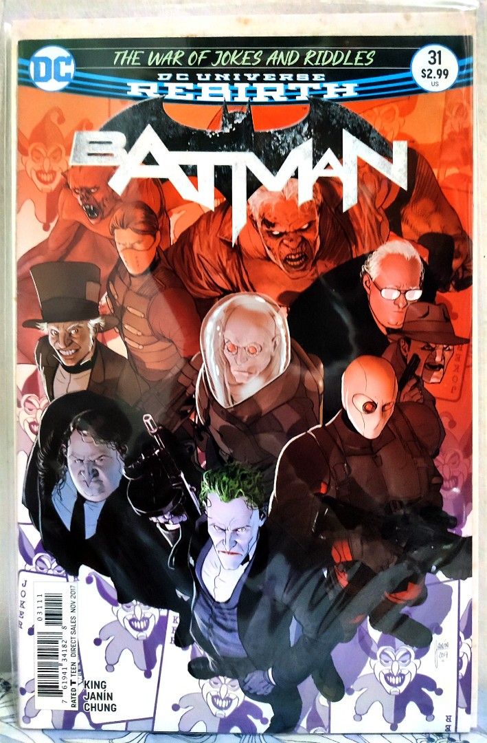 Batman 31 - The War of Jokes and Riddles Part 7, Hobbies & Toys, Books ...