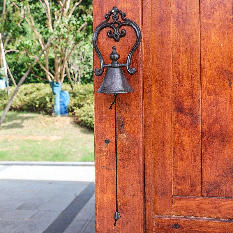 Beautiful cursive cast iron bell, Furniture & Home Living, Home Decor ...