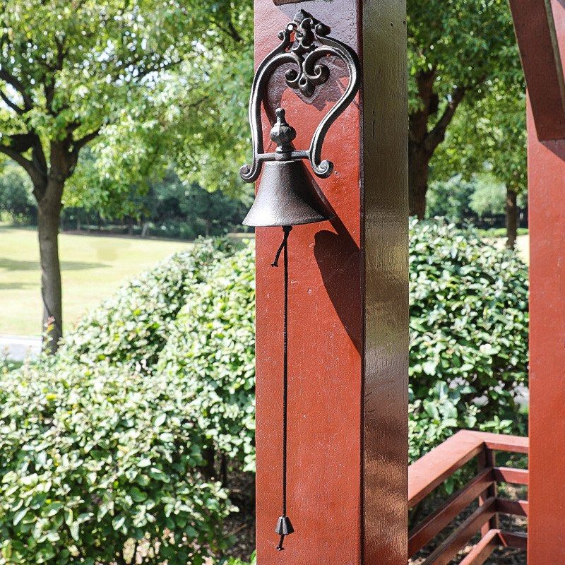 Beautiful cursive cast iron bell, Furniture & Home Living, Home Decor ...