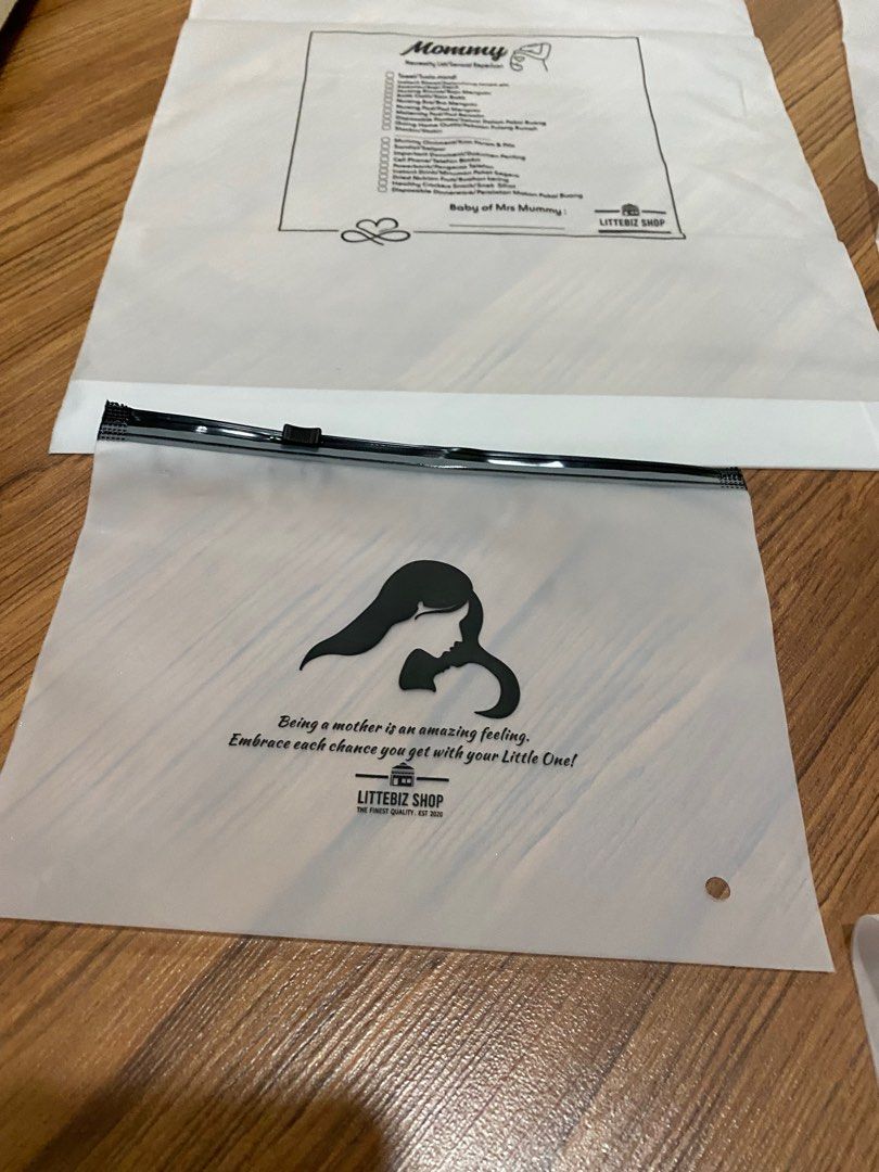 BEG PLASTIK HOSPITAL for PACKING BAJU IBU, BABY & BARANG KEPERLUAN ...