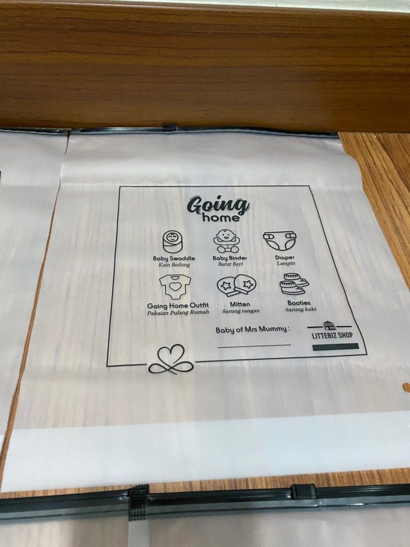 BEG PLASTIK HOSPITAL for PACKING BAJU IBU, BABY & BARANG KEPERLUAN ...