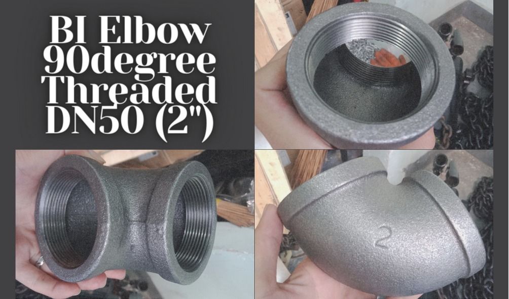 BI Elbow 90degree Threaded DN50 (2"), Commercial & Industrial ...