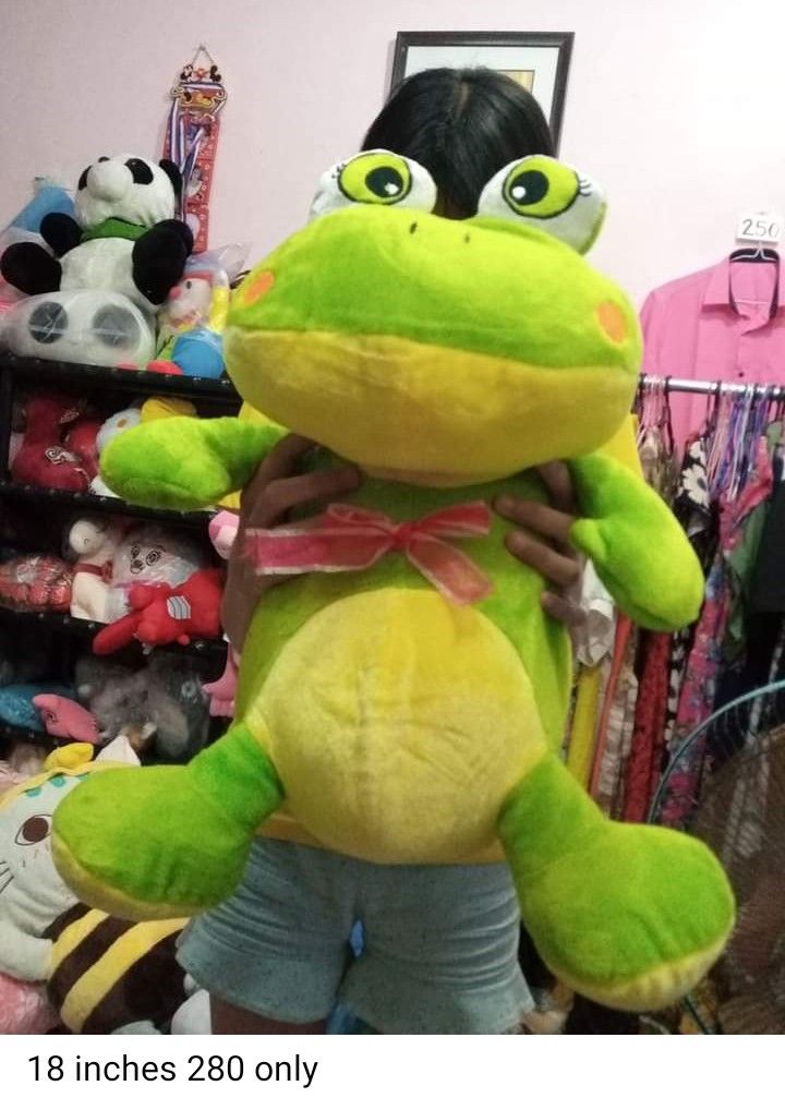 BIG FROG STUFF TOY, Hobbies & Toys, Toys & Games on Carousell